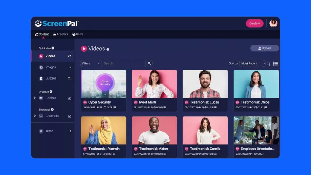Upload to YouTube - ScreenPal