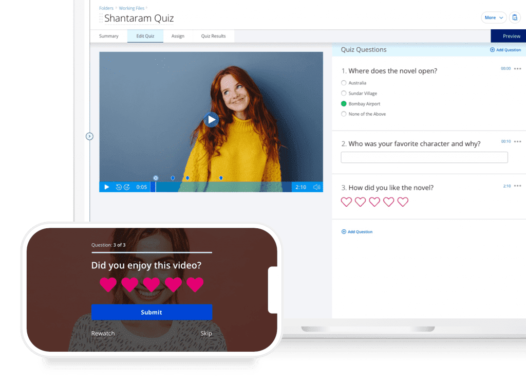 New: Engage every learner with interactive video quizzes and polls ...