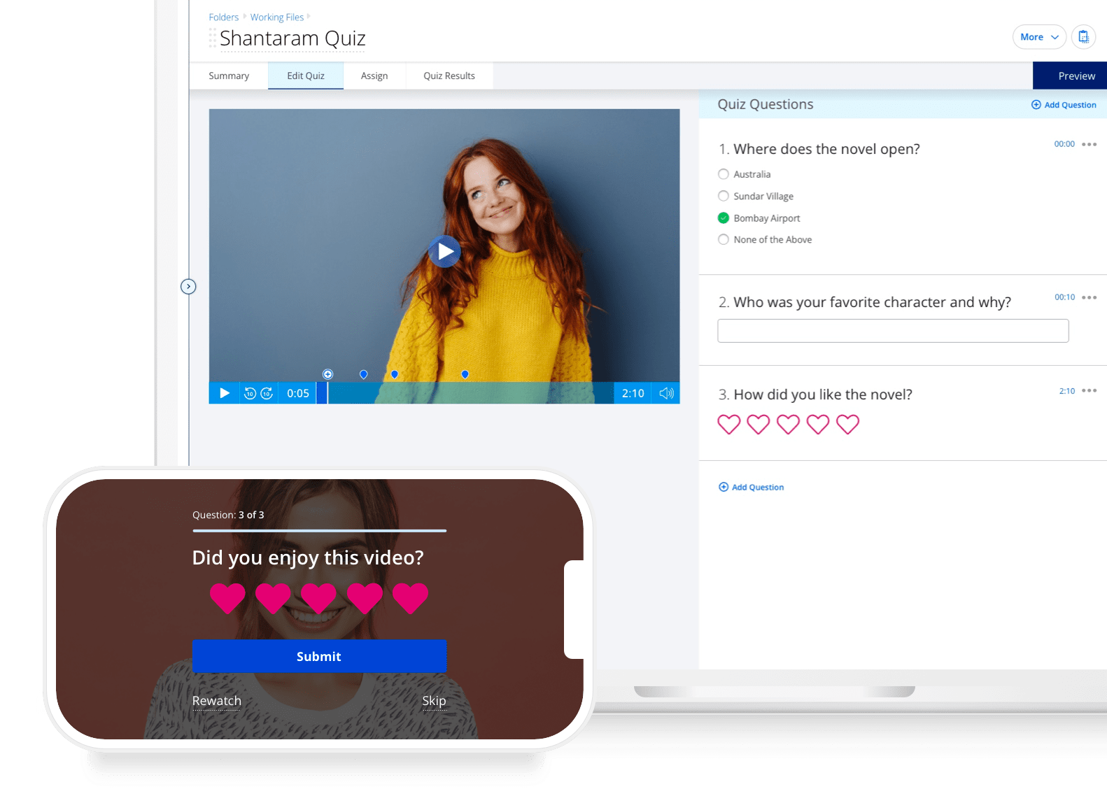 New: Engage every learner with interactive video quizzes and polls ...