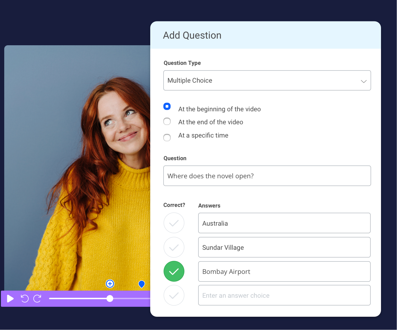 Video Quizzing For Education - Interactive Quizzes, Polls and Surveys ...