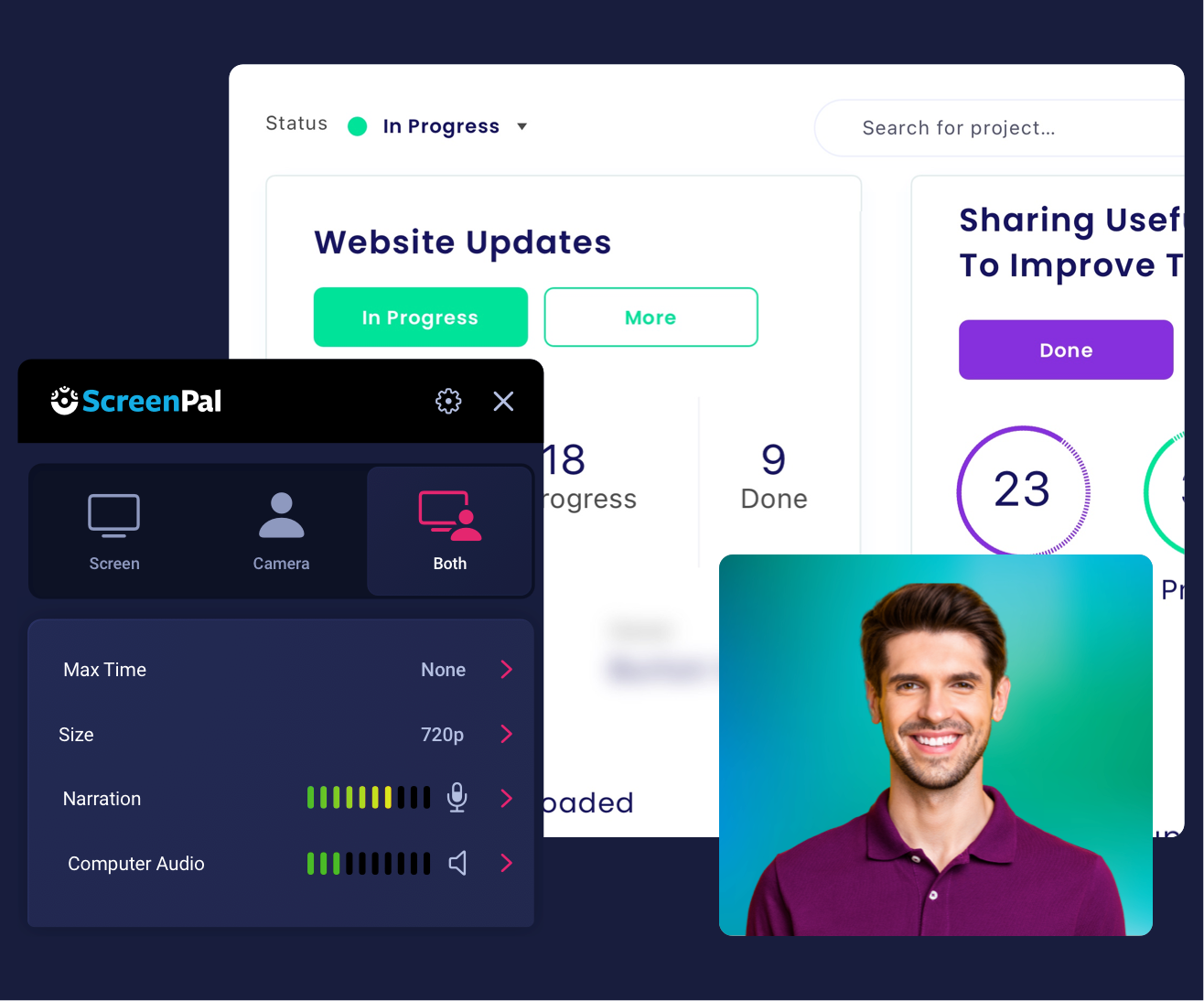 Features: Screen Recorder, Video Editor - ScreenPal