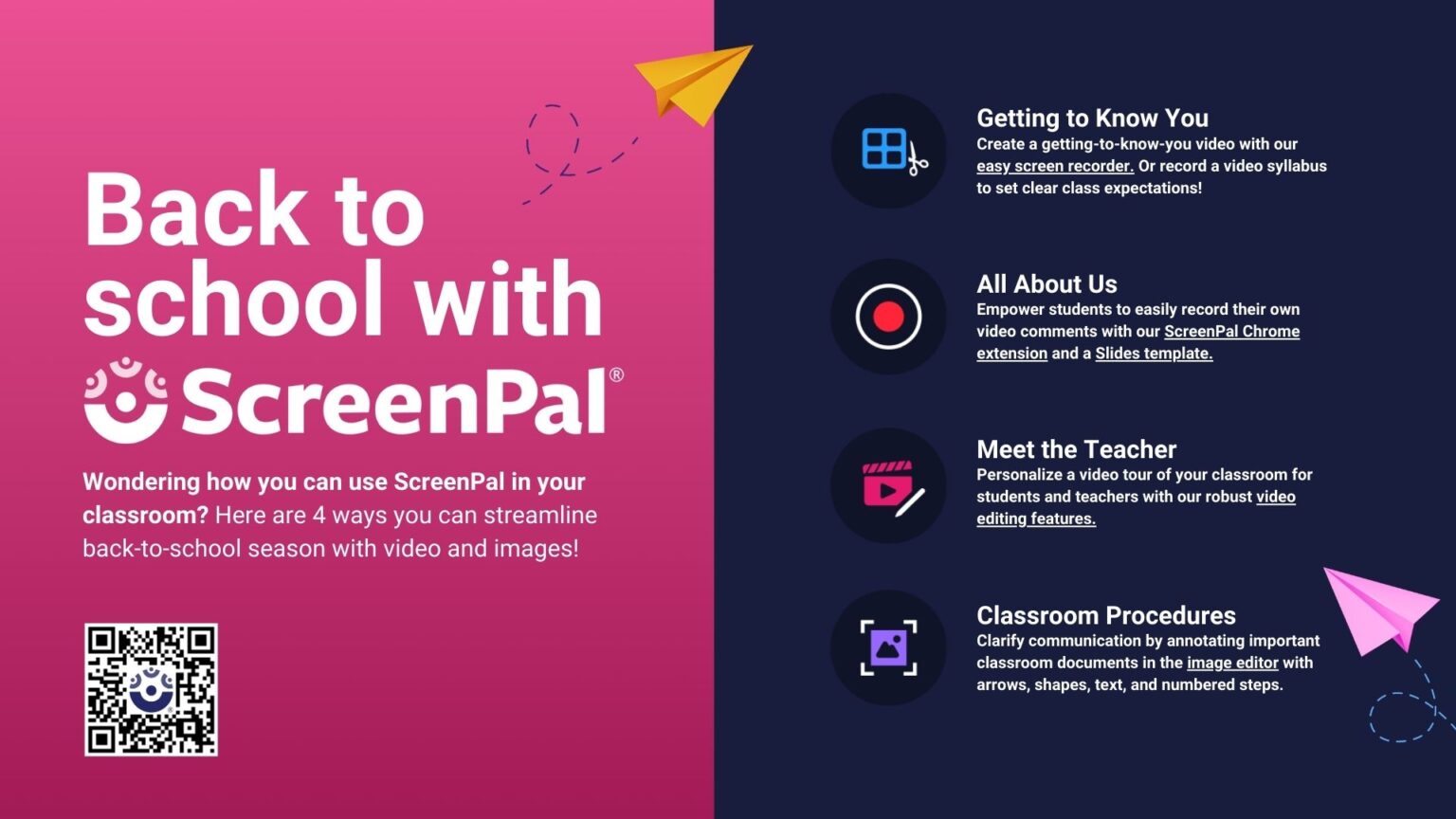 🎒4 easy ways to use ScreenPal for back-to-school - Screen Recorder ...